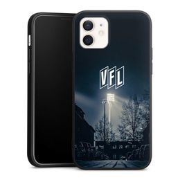 DeinDesign iPhone 12 Handy Premium Silikon H&uuml;lle Handyh&uuml;lle schwarz Case Soccer Vfl Osnabr&uuml;ck Official Licensed Product Silikon Premium Case