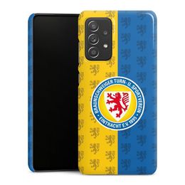 DeinDesign Galaxy A52s 5G Handy Premium Case Smartphone Handyh&uuml;lle Schutzh&uuml;lle gl&auml;nzend Logo Eintracht Braunschweig Official Licensed Product Premium Case