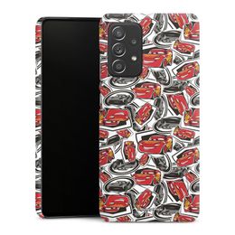 DeinDesign Galaxy A52s 5G Handy Premium Case Smartphone Handyh&uuml;lle Schutzh&uuml;lle matt Lightning Mcqueen 95 Disney Pixar Cars Premium Case