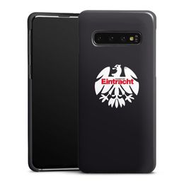 DeinDesign Galaxy S10 Handy Premium Case Smartphone Handyh&uuml;lle Schutzh&uuml;lle gl&auml;nzend Eagle Retro Logo Premium Case