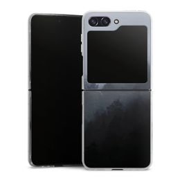 DeinDesign Galaxy Z Flip 5 Handy Hard Case Schutzh&uuml;lle transparent Smartphone Handy H&uuml;lle Kunst Nature Tree Hard Case
