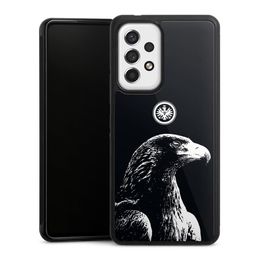 DeinDesign Galaxy A53 5G Handy Gallery Case Handyh&uuml;lle 9H Geh&auml;rtetes Glas R&uuml;ckseite H&uuml;lle Eintracht Frankfurt Official Licensed Product Attila Gallery Case