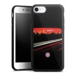 DeinDesign iPhone SE (2020) Handy Gallery Case Handyh&uuml;lle 9H Geh&auml;rtetes Glas R&uuml;ckseite H&uuml;lle Stadium Fcb Fc Bayern M&uuml;nchen Gallery Case