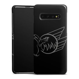 DeinDesign Galaxy S10 Handy Premium Case Smartphone Handyh&uuml;lle Schutzh&uuml;lle gl&auml;nzend Adler Mannheim Ice Hockey Sports Premium Case