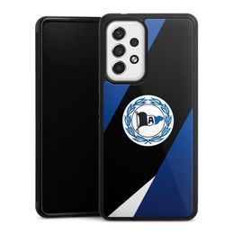 DeinDesign Galaxy A53 5G Handy Gallery Case Handyh&uuml;lle 9H Geh&auml;rtetes Glas R&uuml;ckseite H&uuml;lle Dsc Arminia Bielefeld Official Licensed Product Gallery Case