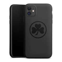 DeinDesign iPhone 11 Handy Premium Silikon H&uuml;lle Handyh&uuml;lle schwarz Case Official Licensed Product Clover Spvgg Greuther F&uuml;rth Silikon Premium Case