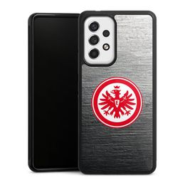 DeinDesign Galaxy A53 5G Handy Gallery Case Handyh&uuml;lle 9H Geh&auml;rtetes Glas R&uuml;ckseite H&uuml;lle Eintracht Frankfurt Sge Logo Gallery Case