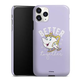 DeinDesign iPhone 11 Pro Max Handy Premium Case Smartphone Handyh&uuml;lle Schutzh&uuml;lle gl&auml;nzend The Beauty And The Beast Tassilo Disney Premium Case