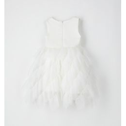 sarabanda M&auml;dchen Sommerkleid "BABY GIRL SUMMER DRESS"sanftes wei&szlig;, Gr. 116, 100% Polyester, Kleider