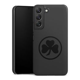 DeinDesign Galaxy S22 Handy Premium Case Smartphone Handyh&uuml;lle Schutzh&uuml;lle gl&auml;nzend Official Licensed Product Spvgg Greuther F&uuml;rth Clover Premium Case
