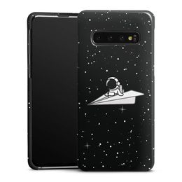 DeinDesign Galaxy S10 Handy Premium Case Smartphone Handyh&uuml;lle Schutzh&uuml;lle gl&auml;nzend Astronaut Comic Paper Premium Case