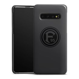 DeinDesign Galaxy S10 Handy Premium Case Smartphone Handyh&uuml;lle Schutzh&uuml;lle gl&auml;nzend F95 Fortuna D&uuml;sseldorf Logo Premium Case