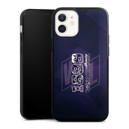 DeinDesign iPhone 12 mini Handy Slim Case extra d&uuml;nn Silikon Handyh&uuml;lle schwarz H&uuml;lle Vfl Osnabr&uuml;ck Sports Official Licensed Product Silikon Slim Case