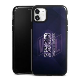DeinDesign iPhone 11 Handy Silikon H&uuml;lle Case schwarz Handyh&uuml;lle Official Licensed Product Sports Vfl Osnabr&uuml;ck