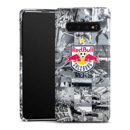 DeinDesign Galaxy S10 Handy Premium Case Smartphone Handyh&uuml;lle Schutzh&uuml;lle gl&auml;nzend Salzburg Red Bull Fc Red Bull Salzburg Premium Case