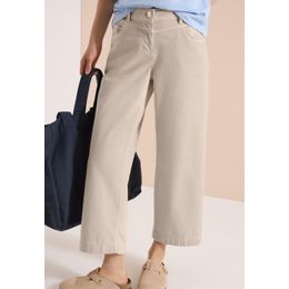 Cecil Damen Loose-fit-Jeans "Style Neele"pearl beige (l&auml;nge 26), Gr. 32, unifarben, Denim/Jeans, Obermaterial: 98% Baumwolle, 2% Elasthan. Futter: