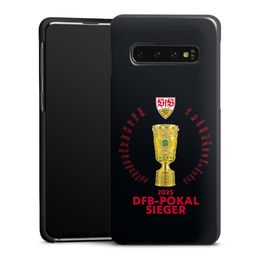 DeinDesign Galaxy S10 Handy Premium Case Smartphone Handyh&uuml;lle Schutzh&uuml;lle gl&auml;nzend Trophy Official Licensed Product Vfb Stuttgart Premium Case