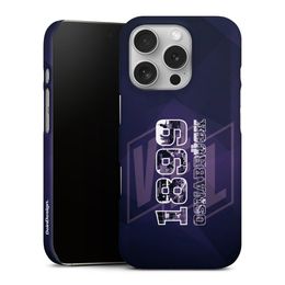 DeinDesign iPhone 16 Pro Handy Premium Case Smartphone Handyh&uuml;lle Schutzh&uuml;lle matt Vfl Osnabr&uuml;ck Sports Official Licensed Product Premium Case