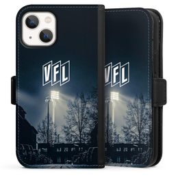 DeinDesign Galaxy A51 Handy Klapph&uuml;lle Handyh&uuml;lle aus Kunst Leder schwarz Flip Case Soccer Vfl Osnabr&uuml;ck Official Licensed Product Sideflip mit Lasche