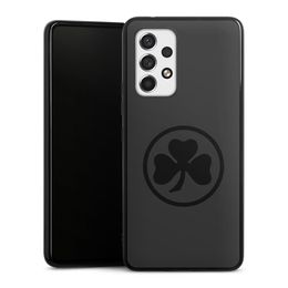 DeinDesign Galaxy A53 5G Handy Silikon H&uuml;lle Case schwarz Handyh&uuml;lle Official Licensed Product Clover Spvgg Greuther F&uuml;rth