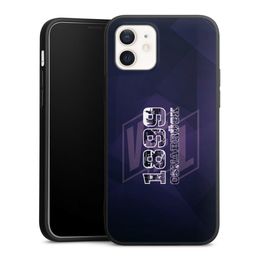 DeinDesign iPhone 12 Handy Premium Silikon H&uuml;lle Handyh&uuml;lle schwarz Case Vfl Osnabr&uuml;ck Sports Official Licensed Product Silikon Premium Case