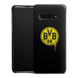 DeinDesign Galaxy S10 Handy Premium Case Smartphone Handyh&uuml;lle Schutzh&uuml;lle gl&auml;nzend Borussia Dortmund Official Licensed Product Bvb Premium Case