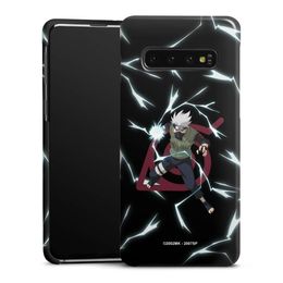 DeinDesign Galaxy S10 Handy Premium Case Smartphone Handyh&uuml;lle Schutzh&uuml;lle gl&auml;nzend Naruto Shippuden Official Licensed Product Kakashi Premium Case
