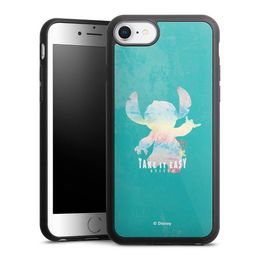 DeinDesign iPhone SE (2020) Handy Gallery Case Handyh&uuml;lle 9H Geh&auml;rtetes Glas R&uuml;ckseite H&uuml;lle Official Licensed Product Disney Lilo & Stitch Gallery Case