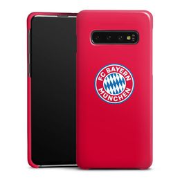 DeinDesign Galaxy S10 Handy Premium Case Smartphone Handyh&uuml;lle Schutzh&uuml;lle gl&auml;nzend Fc Bayern M&uuml;nchen Fcb Logo Premium Case