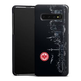 DeinDesign Galaxy S10 Handy Premium Case Smartphone Handyh&uuml;lle Schutzh&uuml;lle gl&auml;nzend Skyline Eintracht Frankfurt Sge Premium Case