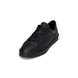 Marc O'Polo MARC O'POLO Herren Sneaker "aus nat&uuml;rlichem Rindleder", Gr. 43schwarz, Obermaterial: 100% Leder, unifarben, Schuhe