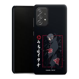 DeinDesign Galaxy A52s 5G Handy Premium Case Smartphone Handyh&uuml;lle Schutzh&uuml;lle matt Itachi Uchiha Official Licensed Product Naruto Shippuden Premium Case
