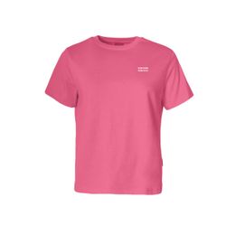 KLEINIGKEIT Damen T-Shirt "Kleinigkeit G&ouml;rls Easyfit Sh&ouml;rt Karma kommt"hot pink, Gr. S, unifarben, 100% Baumwolle, Shirts