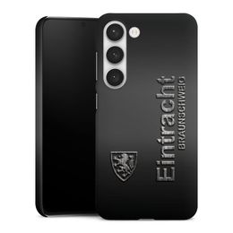 DeinDesign Galaxy S23 Handy Premium Case Smartphone Handyh&uuml;lle Schutzh&uuml;lle matt Logo Eintracht Braunschweig Official Licensed Product Premium Case