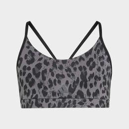 M&auml;dchen Sport-BH "JG AN AOP BRA", adidas Sportswear, Gr. 170grau four, grau six, schwarz, grau six, Obermaterial: 80% Polyester, 20% Elasthan, BHs