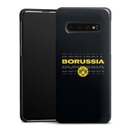 DeinDesign Galaxy S10 Handy Premium Case Smartphone Handyh&uuml;lle Schutzh&uuml;lle gl&auml;nzend Official Licensed Product Bvb Borussia Dortmund Premium Case