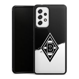 DeinDesign Galaxy A53 5G Handy Gallery Case Handyh&uuml;lle 9H Geh&auml;rtetes Glas R&uuml;ckseite H&uuml;lle Borussia M&ouml;nchengladbach Bmg Gladbach Gallery Case