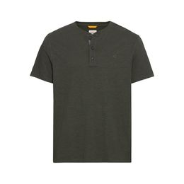 Camel Active Herren T-Shirtleaf gr&uuml;n, Gr. XXXL, unifarben, Jersey, Obermaterial: 100% Baumwolle, Shirts, mit Henley Ausschnitt