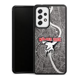 DeinDesign Galaxy A53 5G Handy Gallery Case Handyh&uuml;lle 9H Geh&auml;rtetes Glas R&uuml;ckseite H&uuml;lle K&ouml;lner Haie Official Licensed Product Ice Hockey Gallery Case