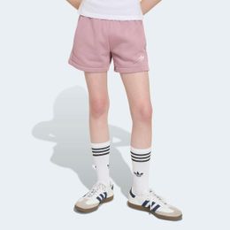 M&auml;dchen Shorts "LOOSE HW", rosa, Gr. 140, adidas originals, Obermaterial: 70% Baumwolle, 30% Polyester, Hosen, sportlicher Stil, f&uuml;r Kinder,