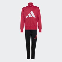 M&auml;dchen Trainingsanzug "ESSENTIALS CLIMACOOL KIDS"power pink, wei&szlig;, Gr. 128, adidas Sportswear, Obermaterial: 100% Polyester, Sportanz&uuml;ge, f&uuml;r