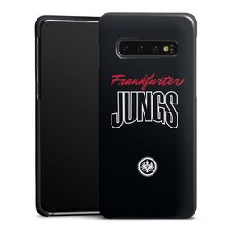 DeinDesign Galaxy S10 Handy Premium Case Smartphone Handyh&uuml;lle Schutzh&uuml;lle gl&auml;nzend Eintracht Frankfurt Sge Official Licensed Product Premium Case