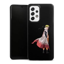 DeinDesign Galaxy A33 5G Handy Slim Case extra d&uuml;nn Silikon Handyh&uuml;lle schwarz H&uuml;lle Sensei Naruto Shippuden Hokage Silikon Slim Case