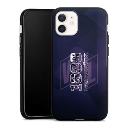 DeinDesign iPhone 12 Handy Silikon H&uuml;lle Case schwarz Handyh&uuml;lle Vfl Osnabr&uuml;ck Sports Official Licensed Product