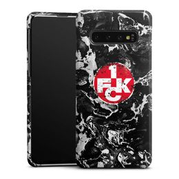 DeinDesign Galaxy S10 Handy Premium Case Smartphone Handyh&uuml;lle Schutzh&uuml;lle gl&auml;nzend Coat Of Arms 1. Fc Kaiserslautern Muster Premium Case