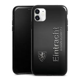 DeinDesign iPhone 11 Handy Silikon H&uuml;lle Case schwarz Handyh&uuml;lle Logo Eintracht Braunschweig Official Licensed Product