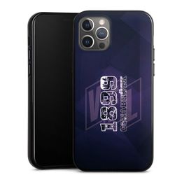 DeinDesign iPhone 12 Pro Handy Silikon H&uuml;lle Case schwarz Handyh&uuml;lle Vfl Osnabr&uuml;ck Sports Official Licensed Product