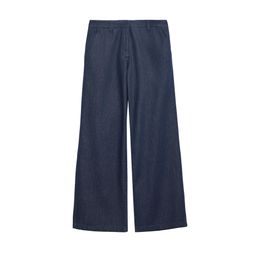 comma, COMMA Damen Weite Jeans "Style Marlene"dunkelblau, Gr. 40, unifarben, Denim/Jeans, Obermaterial: 80% Baumwolle, 20% Lyocell. Futter: 65% Polyester,