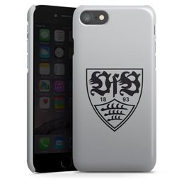 DeinDesign iPhone SE (2020) Handy Premium Case Smartphone Handyh&uuml;lle Schutzh&uuml;lle gl&auml;nzend Vfb Stuttgart Official Licensed Product Logo Premium Case