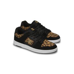 DC Shoes Herren Schn&uuml;rschuh "Manteca", Gr. 10,5cheetah, schwarz, Obermaterial: Leder (Kuh) / Futter: Textil / Au&szlig;ensohle: Gummi., Schuhe